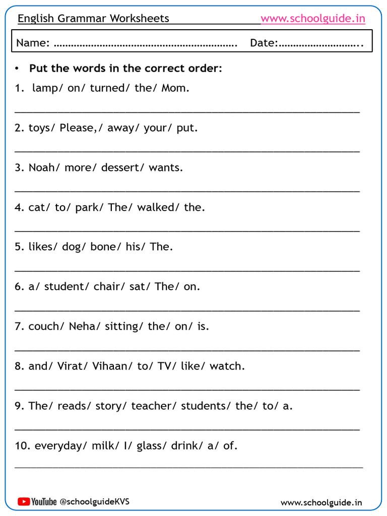 Jumbled Worksheet 3 | PDF