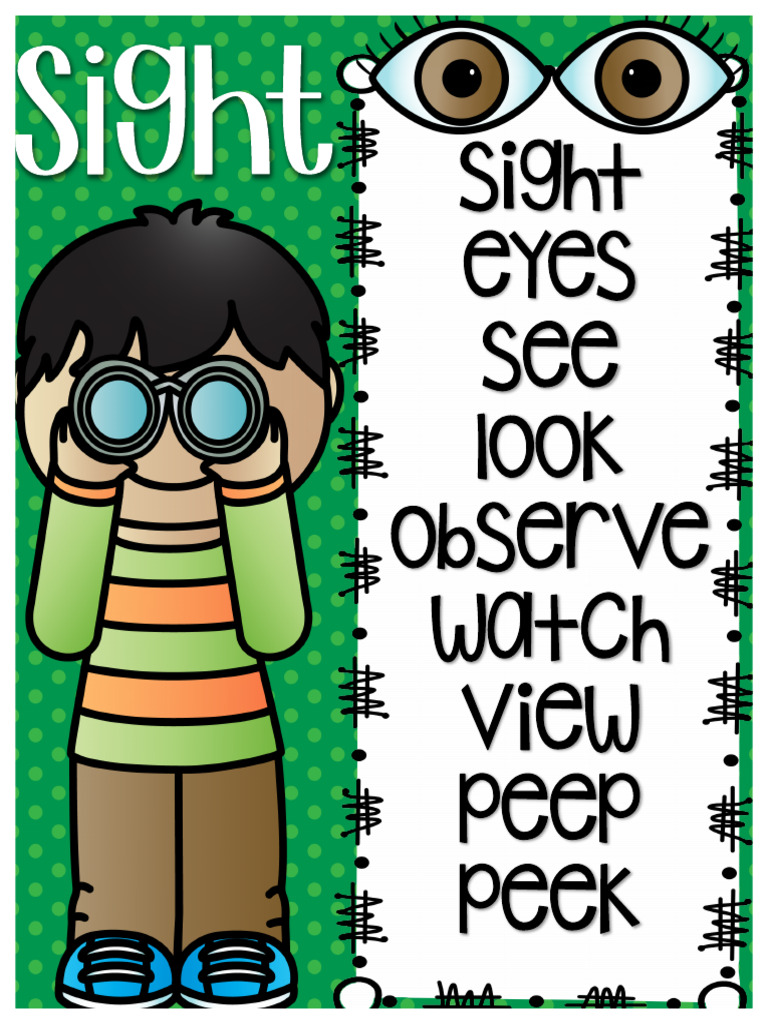 5 Senses Anchor Chart | PDF