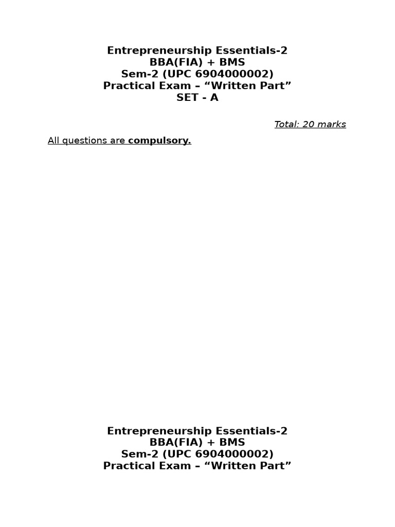 Ee-2 Written Part | PDF
