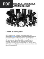HDPE Pipe Size and Thickness Chart | PDF