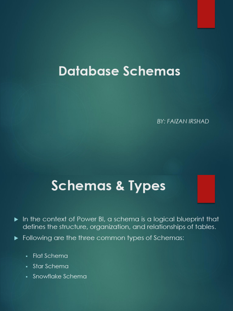 Introduction To Database Schemas | PDF | Information Technology | Computing