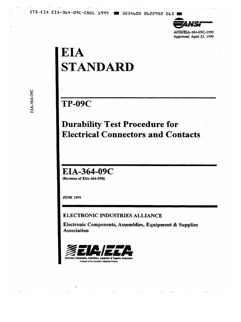 Eia 364 09C | PDF