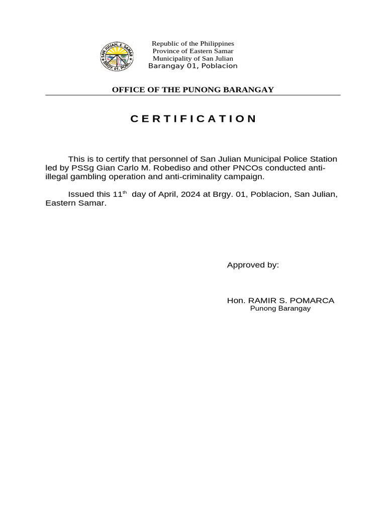 Certification of Mps | PDF