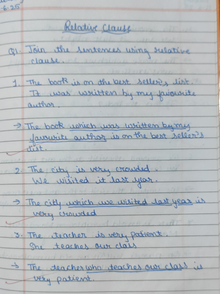 7 - Relative Clause | PDF