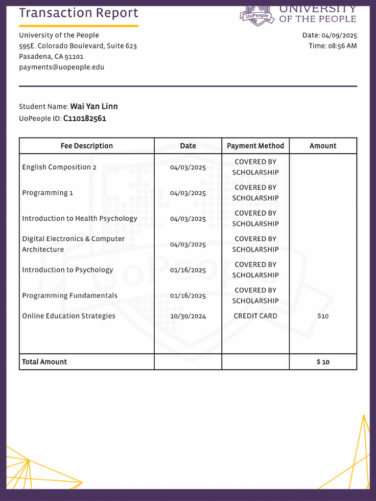 Transaction Report | PDF