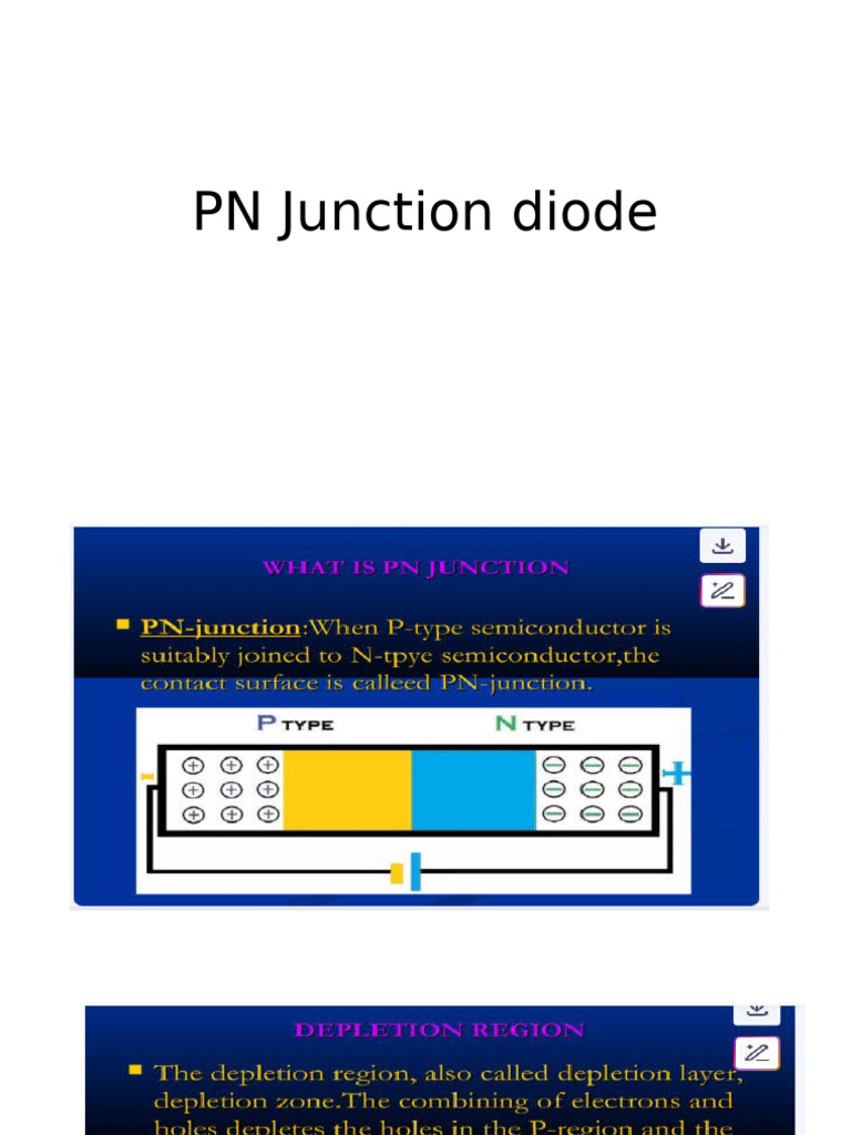 PN Junction Diode | PDF