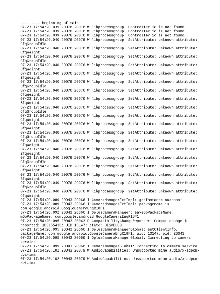 Log Cat 1753268059982 | PDF | Computer Architecture | System Software