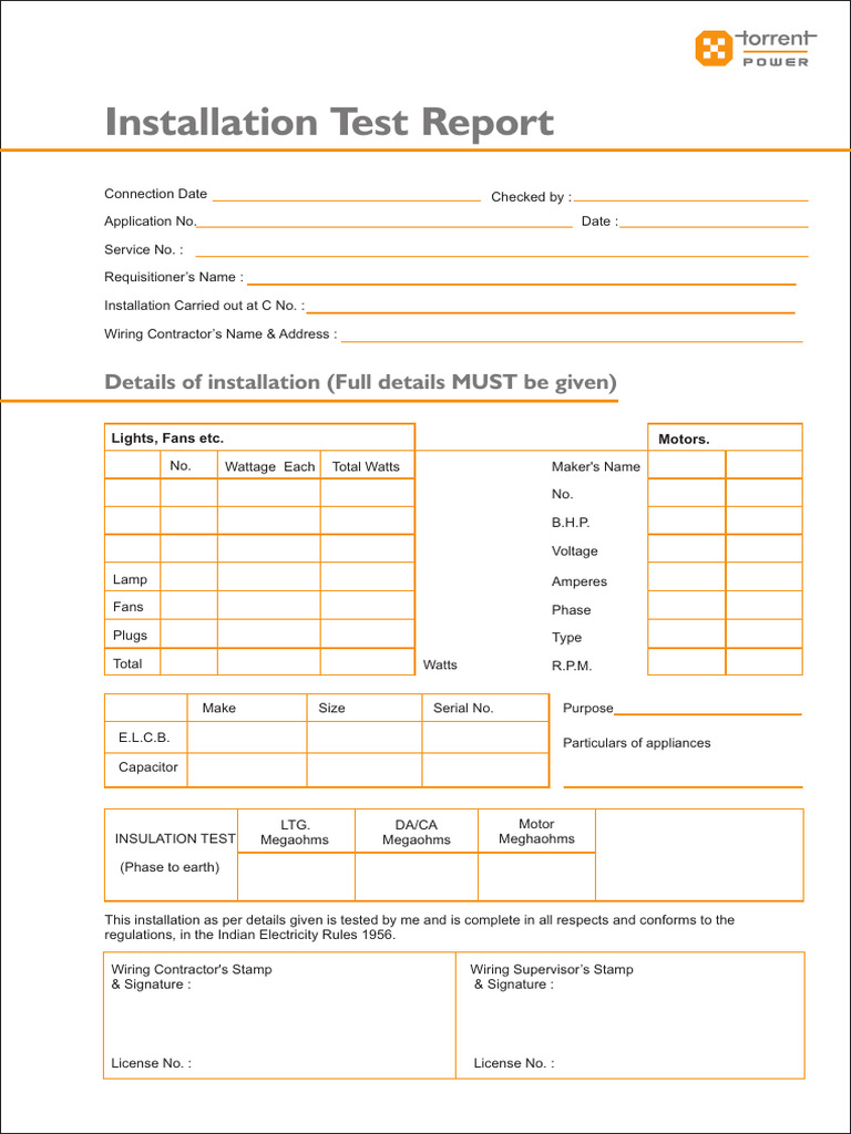 Torrent Power Test Report | PDF