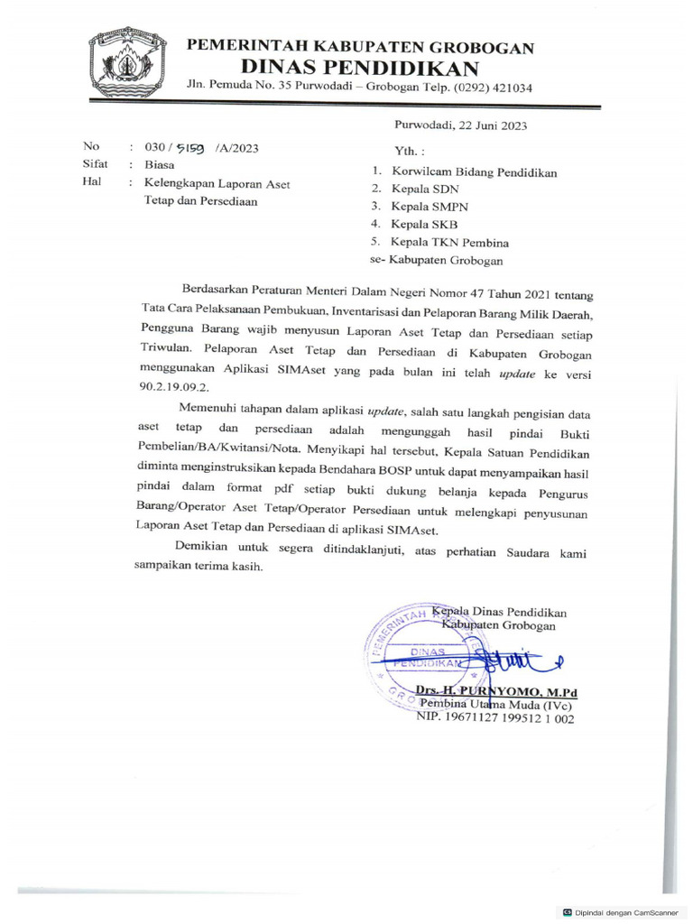 Surat Nota Belanja | PDF