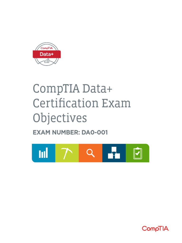 Comptia Data Da0 001 Exam Objectives (4 0) | PDF | Statistics | Data ...