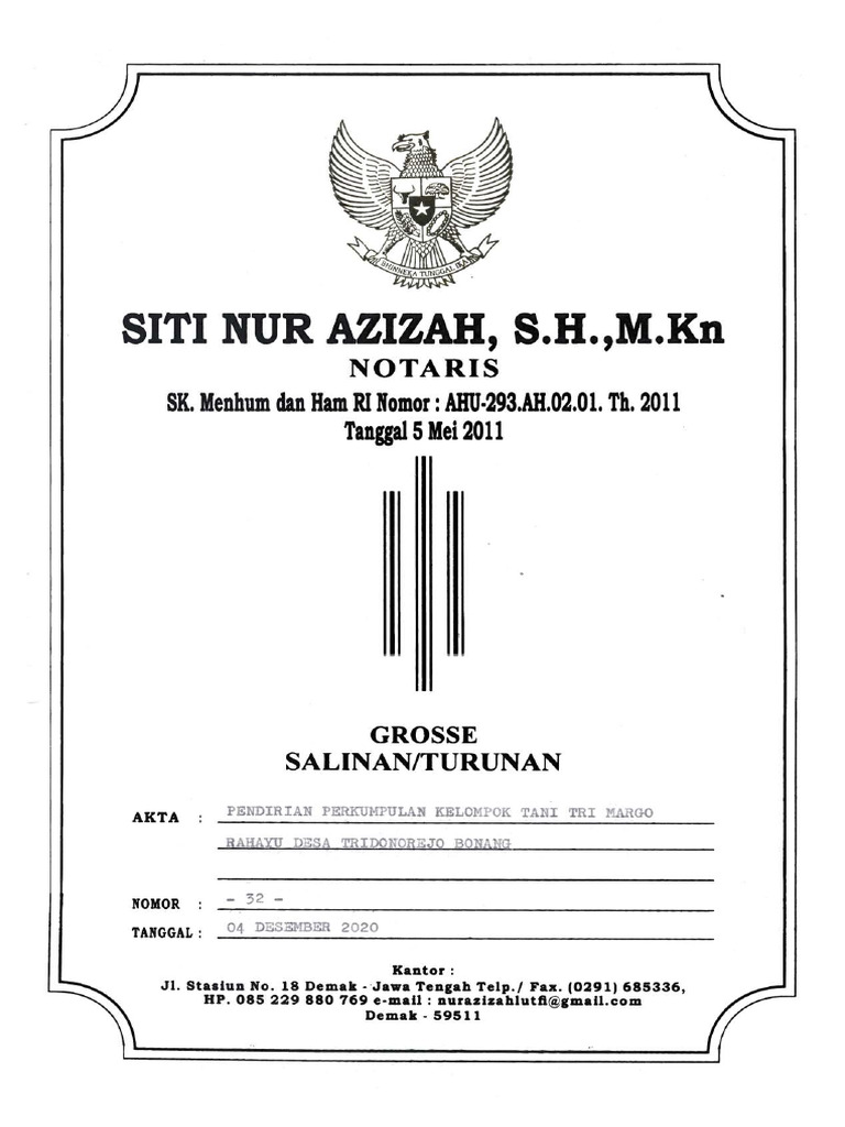 Menkumham Tri Margo Rahayu | PDF