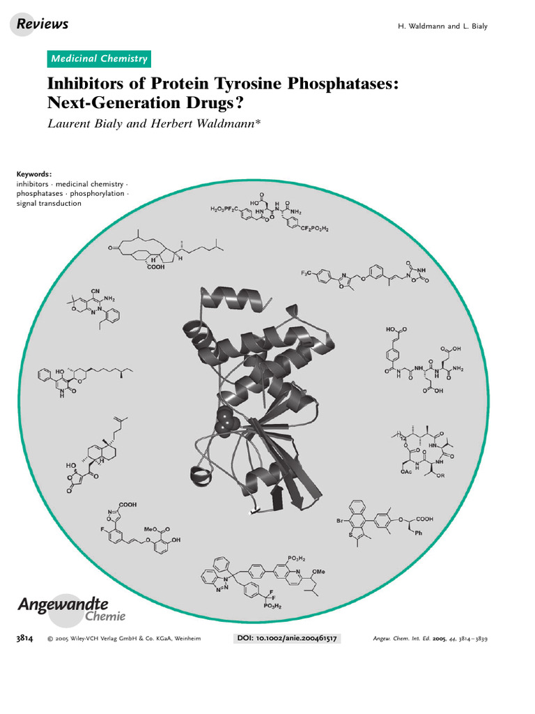 Advances in PTP Inhibitor Discovery | PDF | Kinase | Active Site