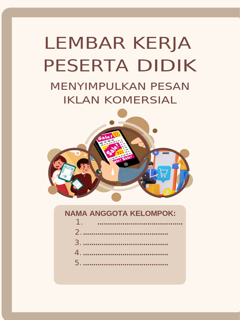 LKPD Mengenal Iklan | PDF