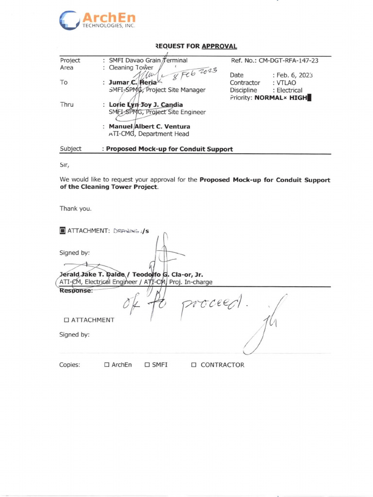 CM DGT Rfa 147 23 Response Approved Mock Up | PDF