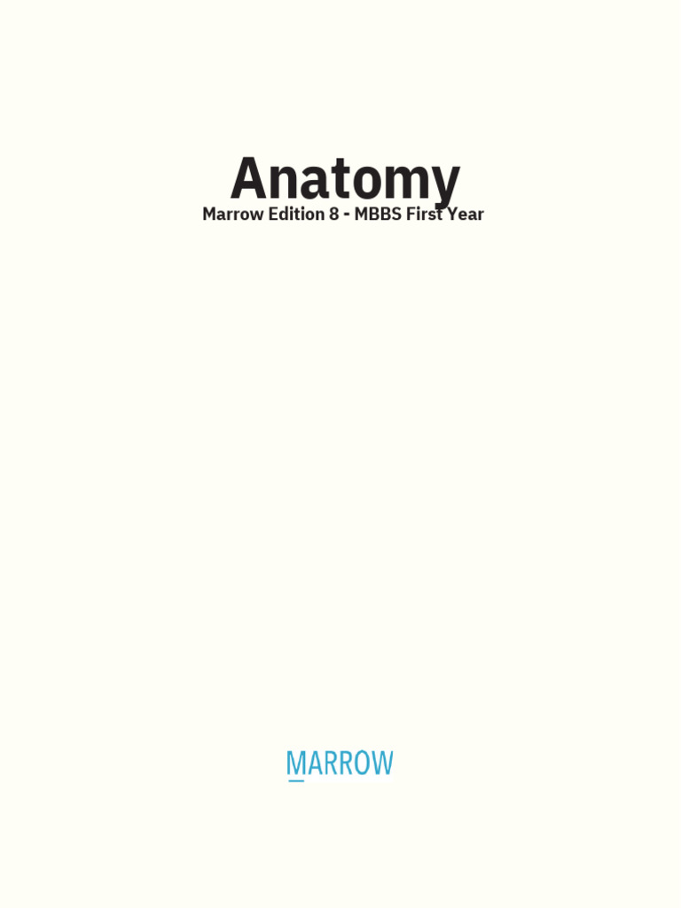 Marrow Anatomy KLEZ - Edited | PDF | Human Leg | Anatomical Terms Of ...
