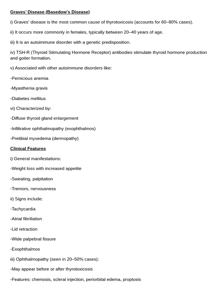 Graves' Disease (Basedow's Disease) - 20250723 - 113011 - 0000 | PDF ...