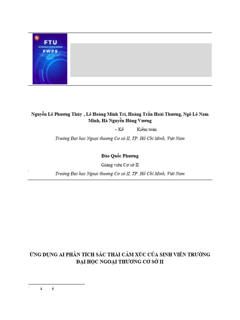 FWPS Vol 1 No 1 Paper 18 | PDF