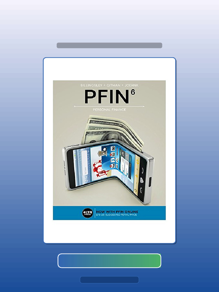 PFIN 6 6th Edition by Randall Billingsley Ebook and TestBank Bundle ...