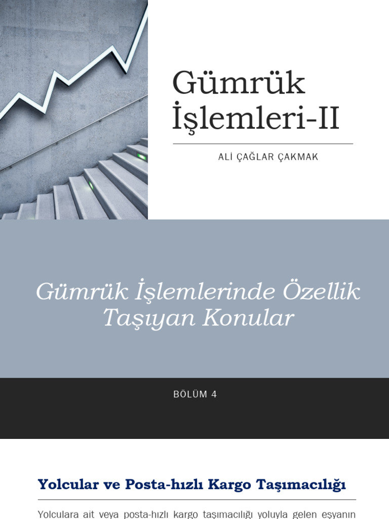 Gumruk Islemleri-II 2. Hafta | PDF
