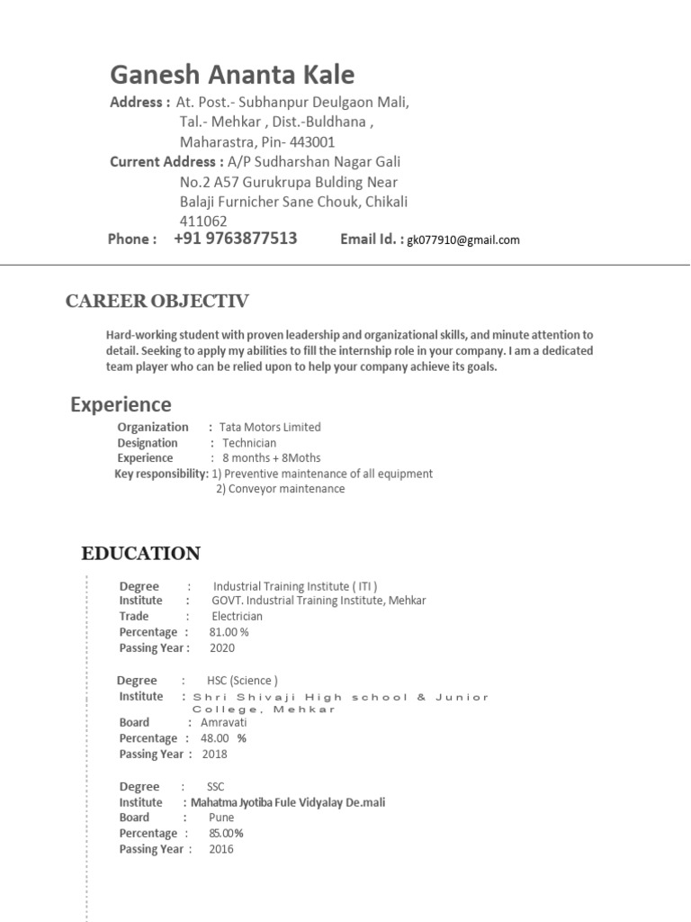 Ganesh Final Resume | PDF