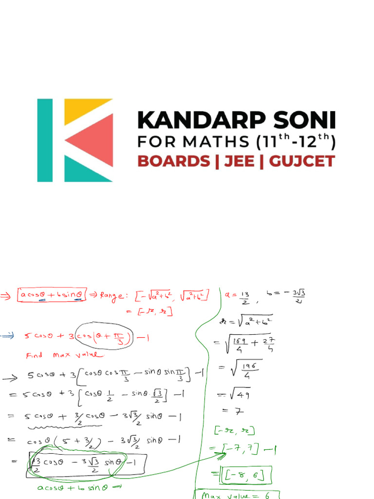 Jee Trigo Lect | PDF