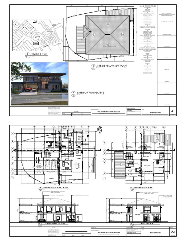 ARCHITECTURAL - FINAL (D) | PDF | Civil Engineering | Building Engineering