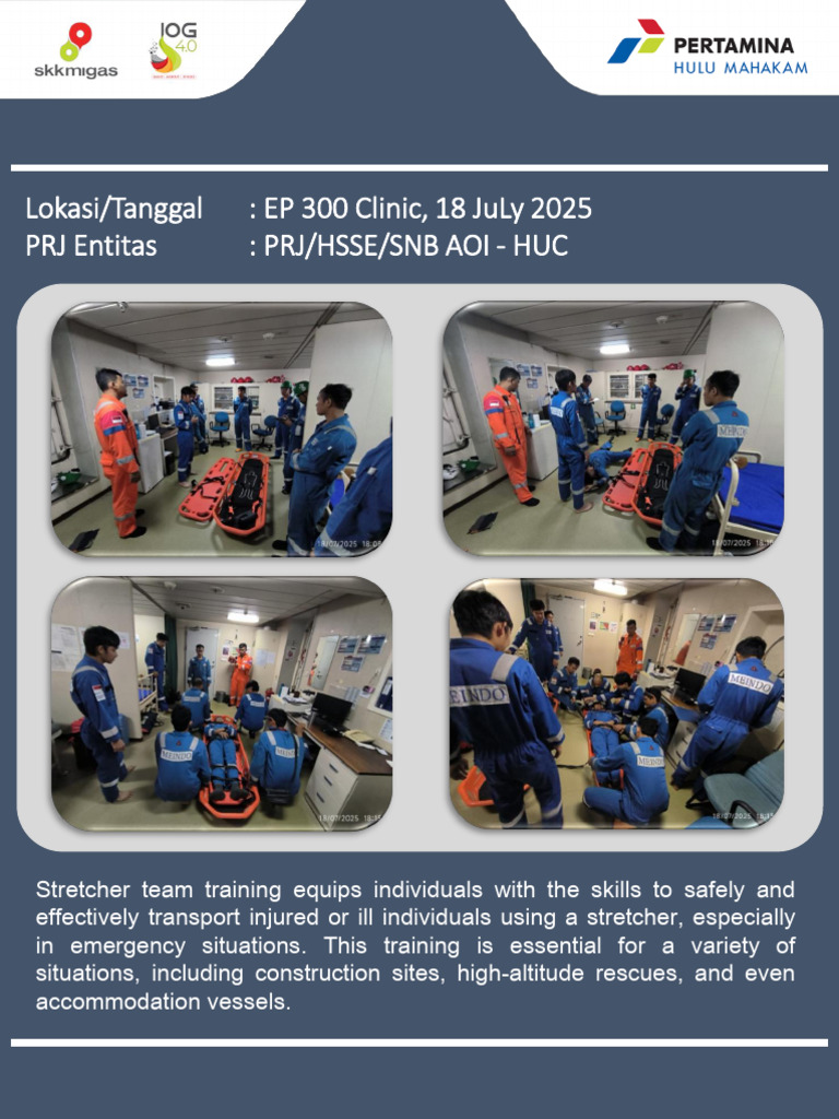 Stretcher Team Training Overview | PDF