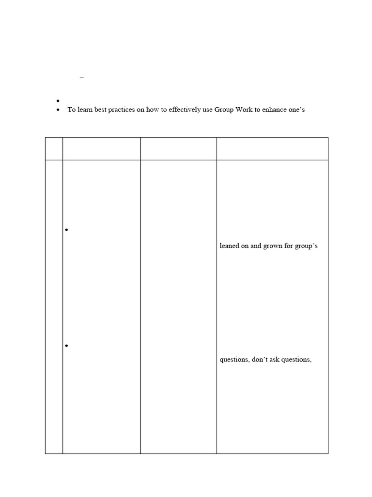 Group Process Lab - Course Outline | PDF | Behavioural Sciences ...