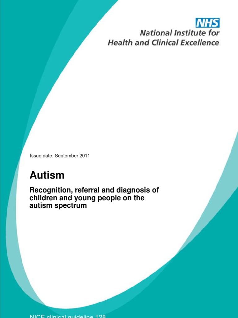 Guia NICE 2011 Autismo | PDF | Autism | Spectrum Disorder
