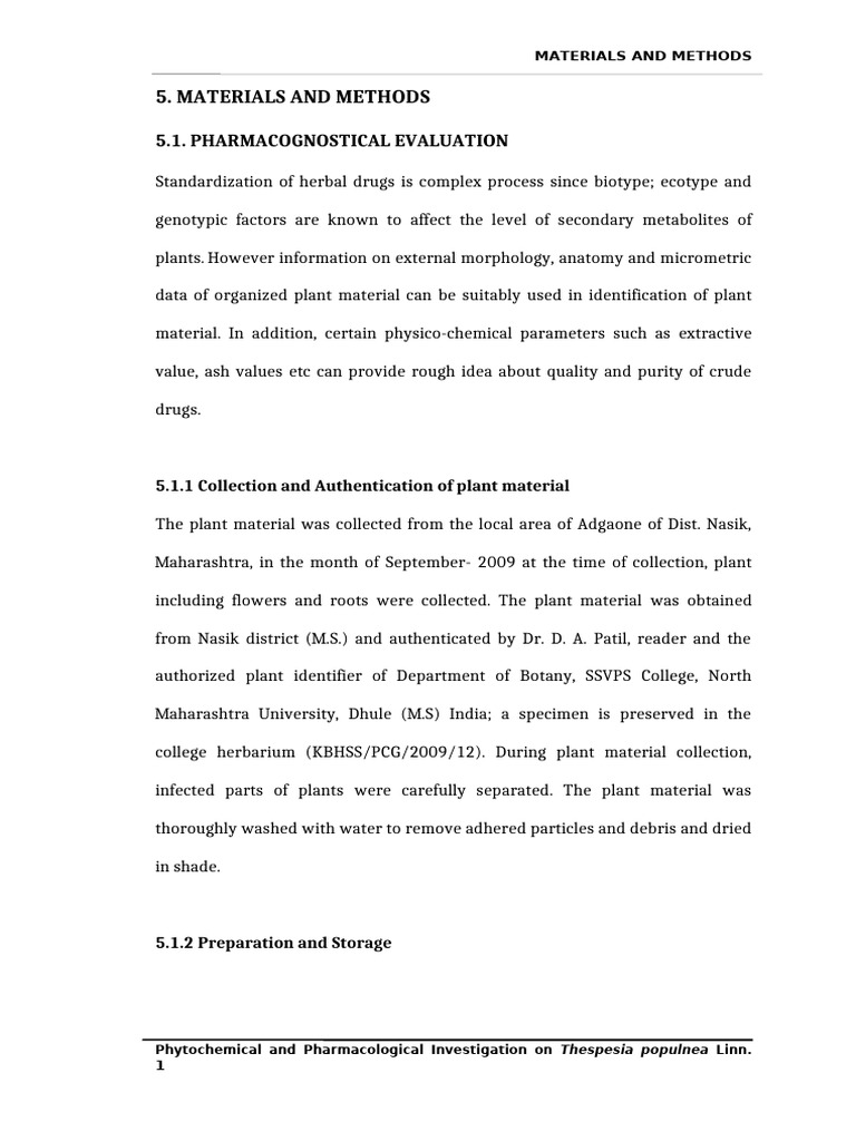 5b. Material and Methods1 | PDF | Thin Layer Chromatography ...