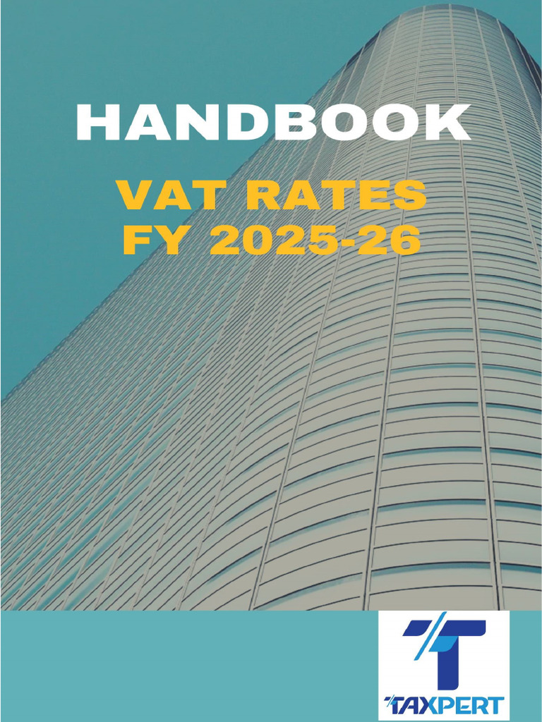 VAT Rates Chart FY 2025 26 in Bangladesh With H S Code | PDF | Value ...
