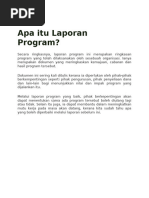 Contoh Laporan Program | PDF