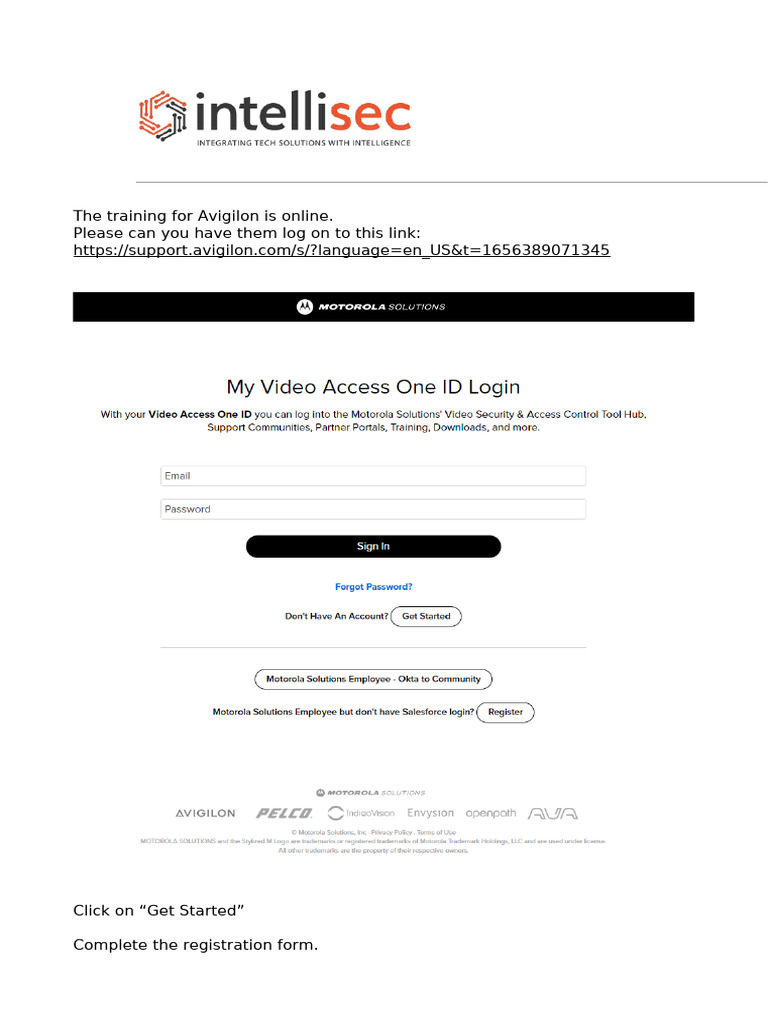Avigilon Online Training Guide | PDF