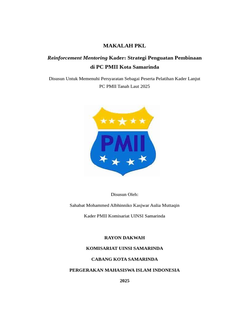 Makalah PKL Albhin | PDF