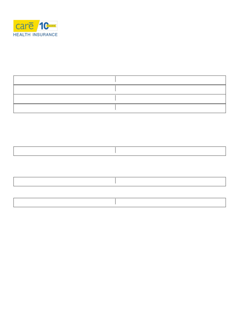 EClaim Form RIR1507202407408 | PDF