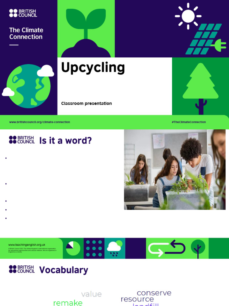 Presentation - Upcycling - Look at My Creation Part 2 | PDF | Waste | Recycling