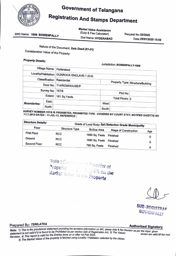 Market Value Certificate | PDF | Government Finances | Payments