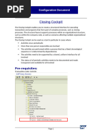 Closing Cockpit | PDF | Information Technology Management | Information Age