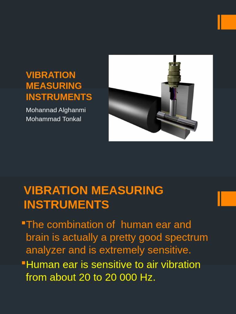 Vibration Measuring Instruments | PDF | Accelerometer | Sampling (Signal Processing)