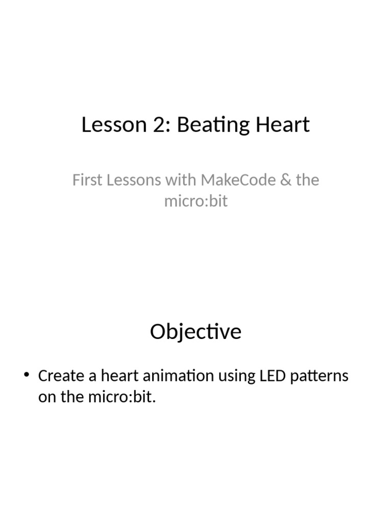 Lesson 2 Beating Heart | PDF