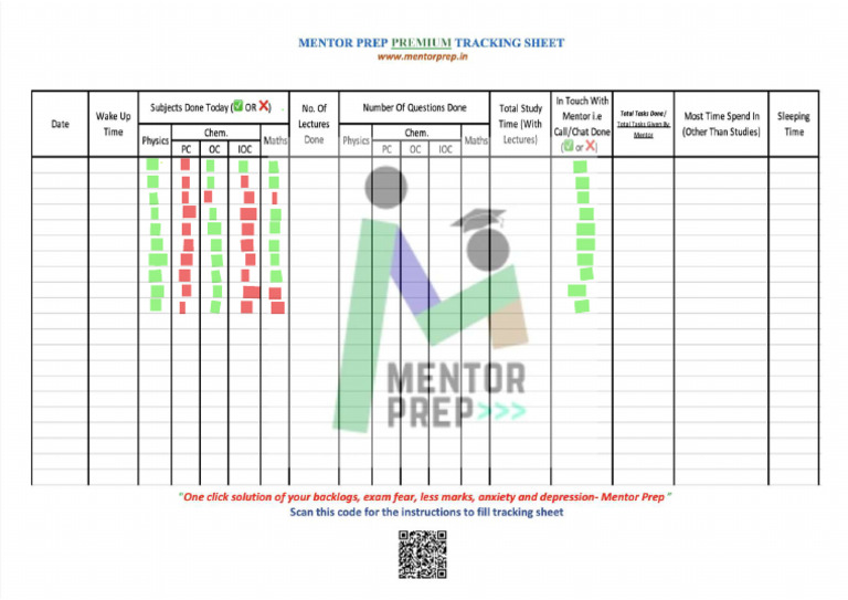 Jee Premium Tracking Sheet | PDF