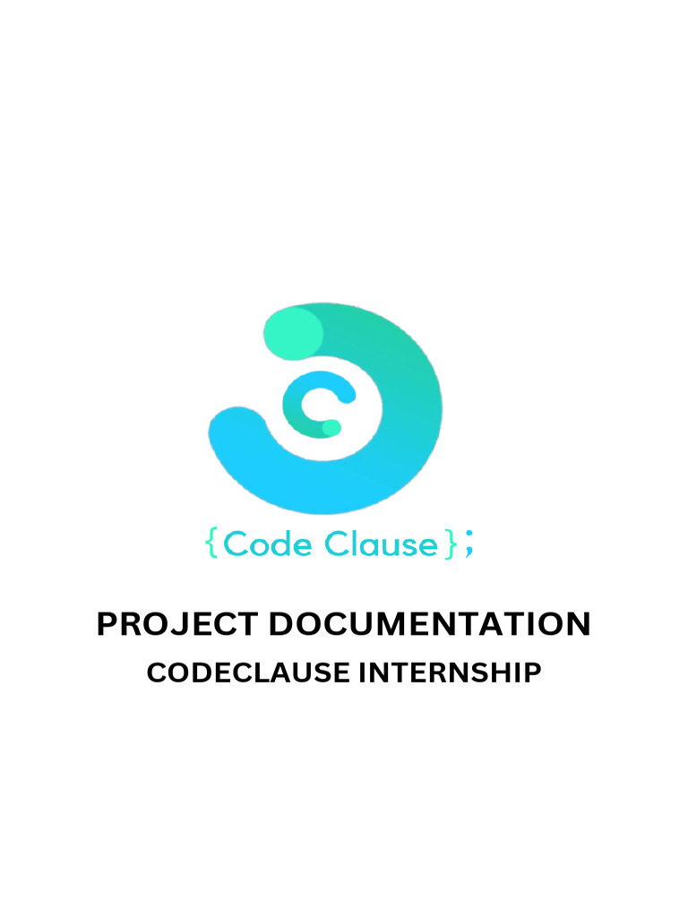CodeClause Internship Swags Criteria | PDF | Computer Vision ...