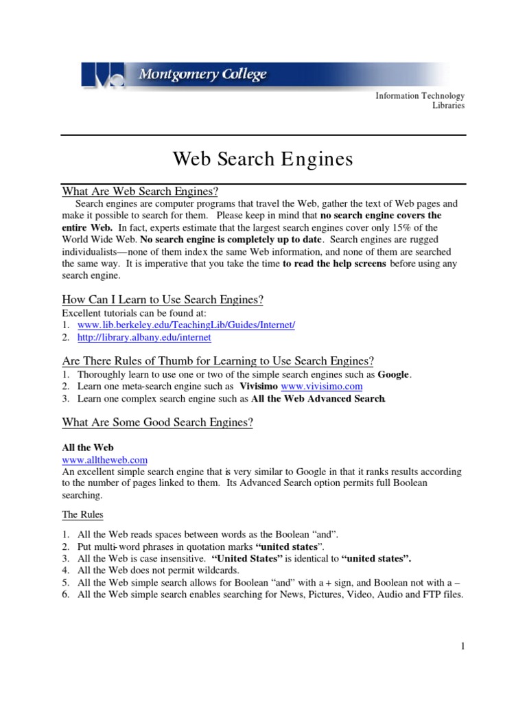 Search Engines | Download Free PDF | Web Search Engine | Google