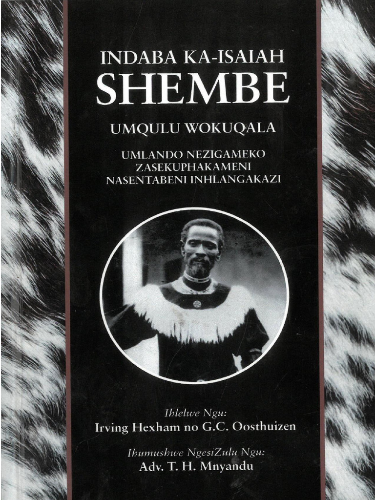 Indaba Ka-Isaiah Shembe Vol 1 | PDF | Bantu