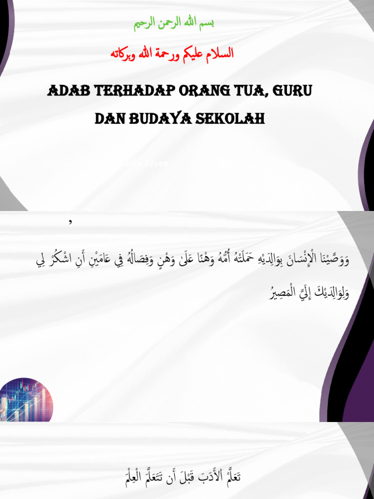 Adab Terhadap Orang Tua dan Guru | PDF