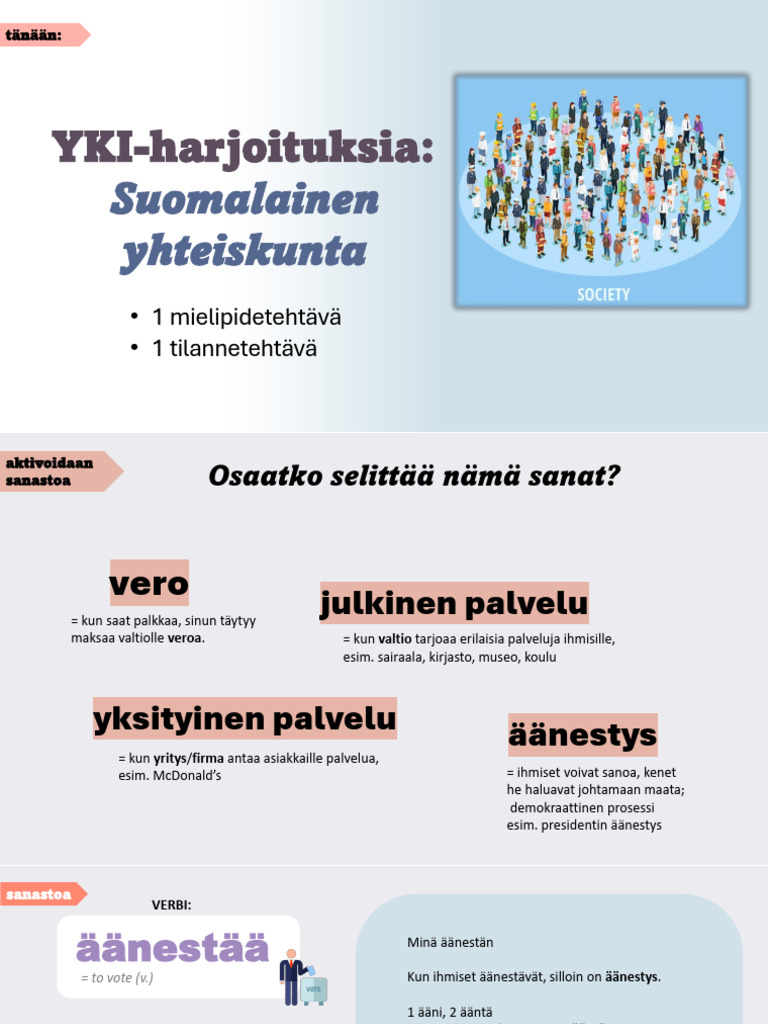 YKI B2 8.11 - Suomalainen Yhteiskunta | PDF