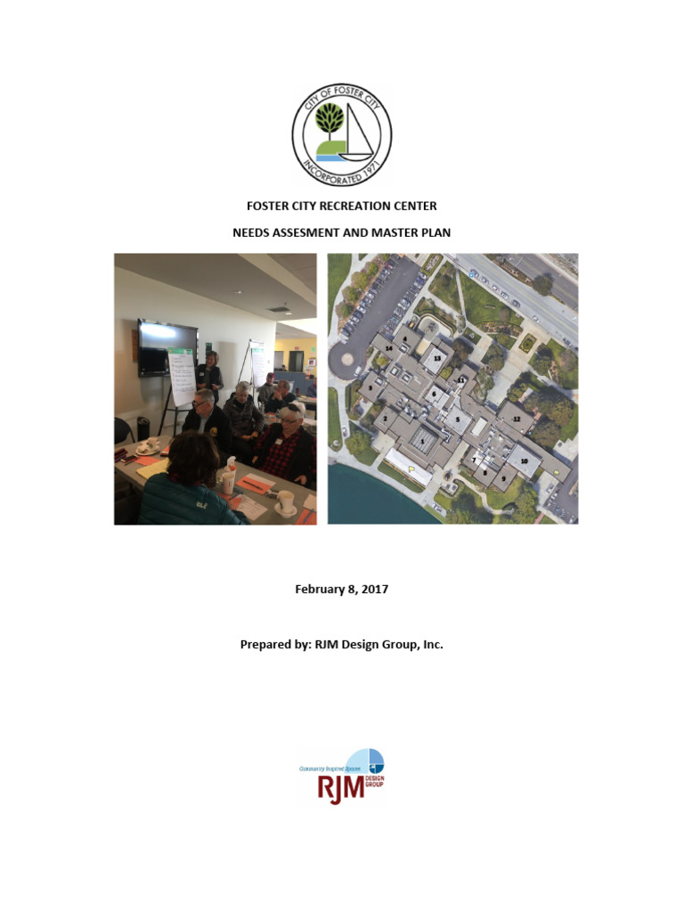 Foster City Rec Center Needs and Assessment Master Plan | PDF