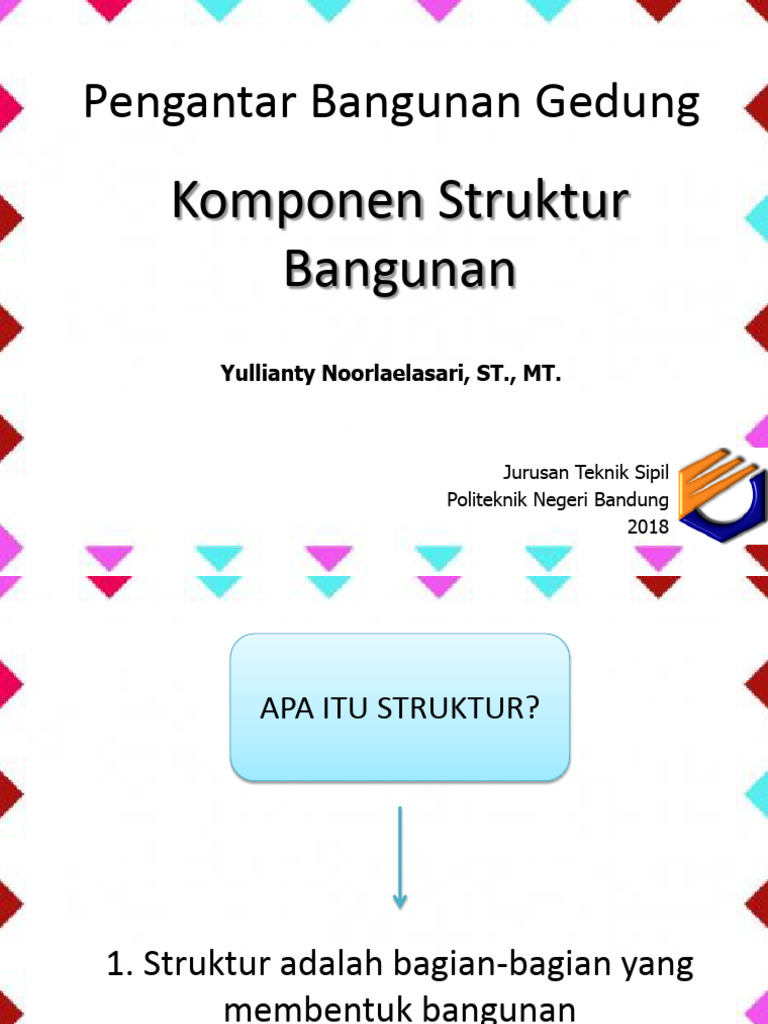 Komponen Struktur Bangunan Gedung | PDF