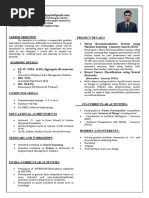Cognizant Resume Template for Freshers | PDF