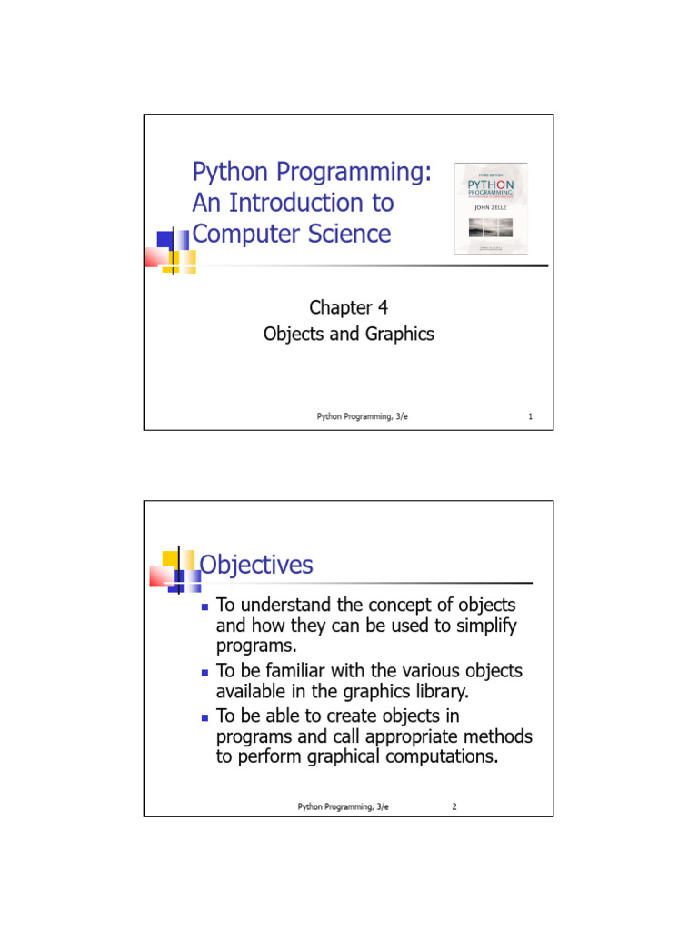 Ch4 - Objects and Graphics | PDF | Graphical User Interfaces | Method (Computer Programming)